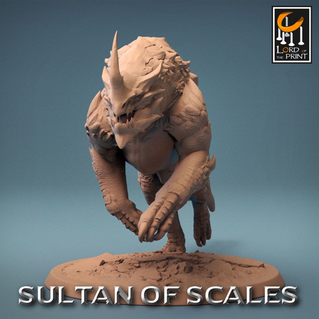 Dragonborn Mounts Wild | Sultan of Scales | Lord of the Print ...