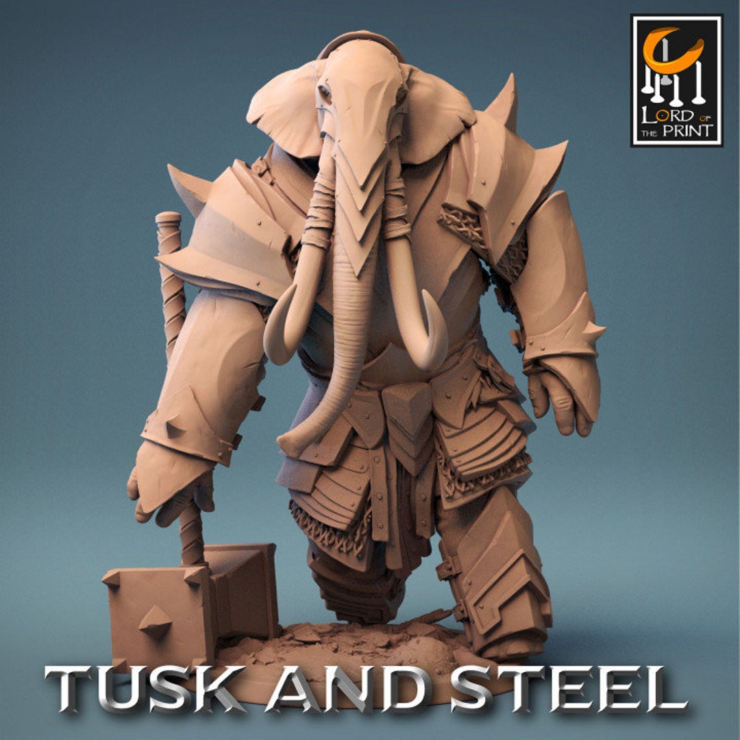 Loxodon Pack | Tusk and Steel | Lord of the Print | Wargaming ...