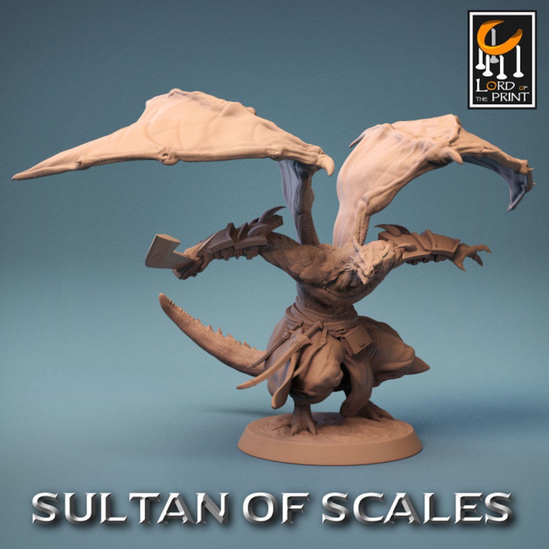 Dragonborn Soldiers Wings 2 | Sultan of Scales | Lord of the Print ...