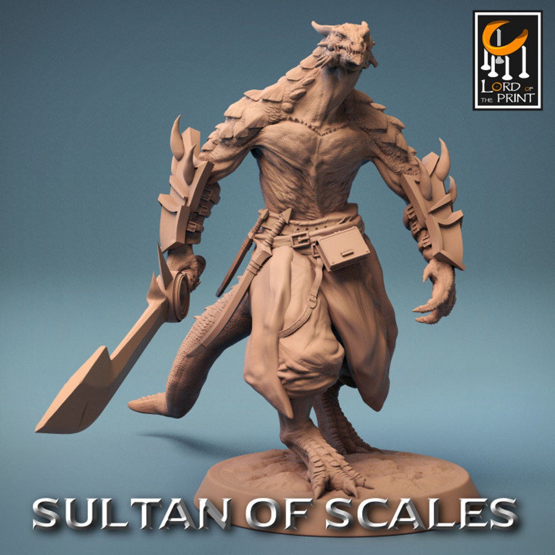 Dragonborn Soldiers Wingless | Sultan of Scales | Lord of the Print ...