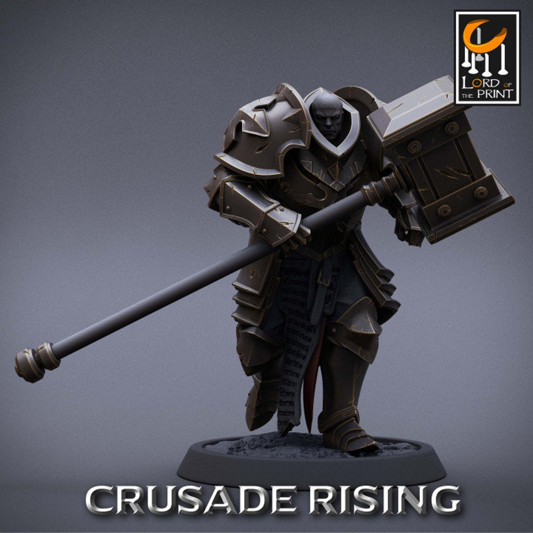 Templar Hammer Pack | Crusade Rising | Lord of the Print | Wargaming ...