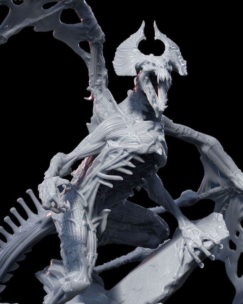 Dracolich Dragon Miniature for Dungeons and Dragons - Fantasy Tabletop ...