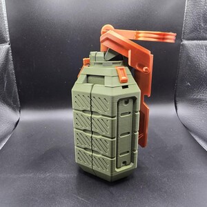 3D Printed Grenade Controller Holder Gamer Gift Army Green & Black With ...