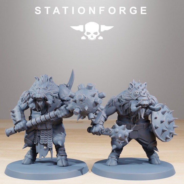 Corrupted Beasts Station Forge Wargaming Infantry Soldiers - Etsy