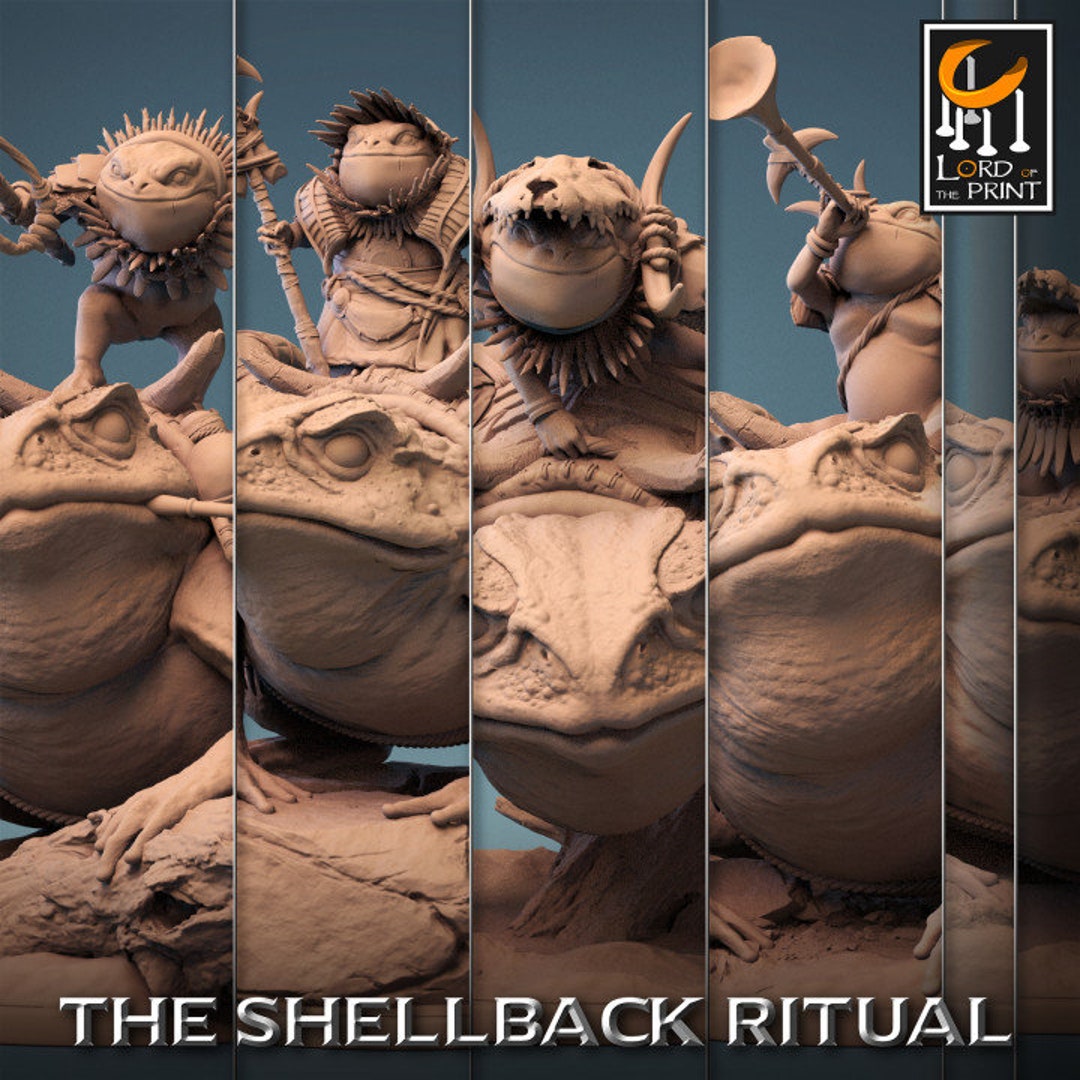 Shellback Mount | Shellback Ritual | Lord of the Print | Wargaming ...