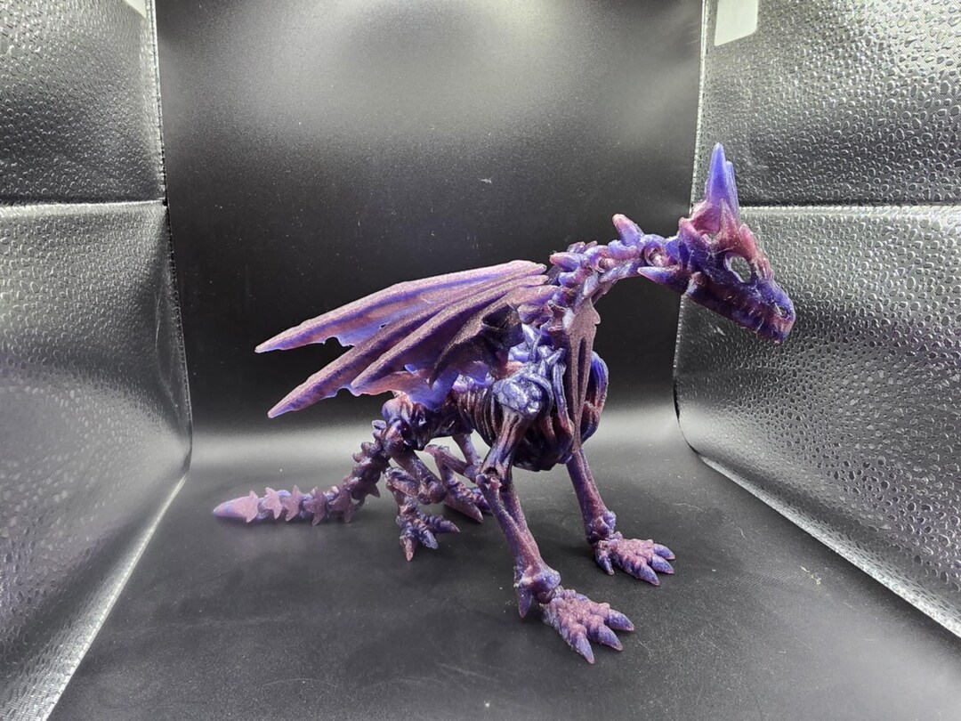 Wraith Wing Dragon | Articulated Dragon | Sensory Fidget Toy | Skeleton ...