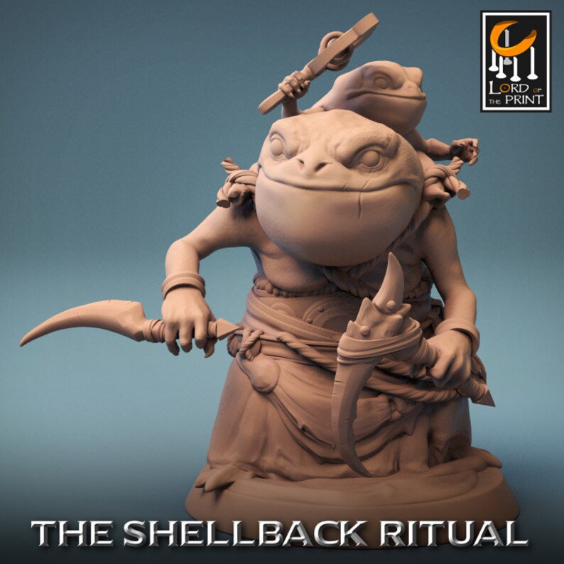 Shellback Croaker Shellback Ritual Lord of the Print Wargaming Dungeons ...