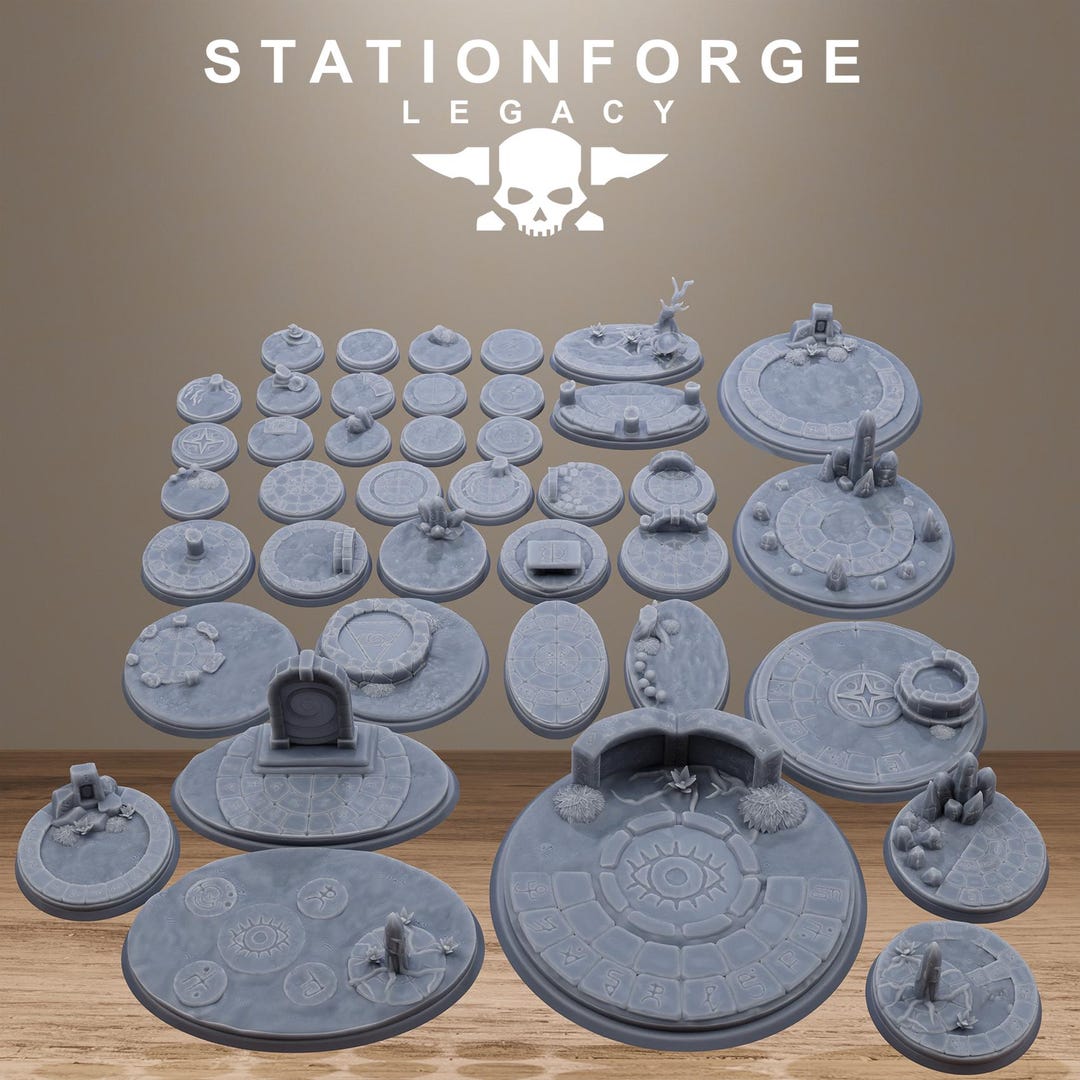Mystic Bases – 3D Printed Resin Miniature Bases for Dnd, Ttrpgs ...