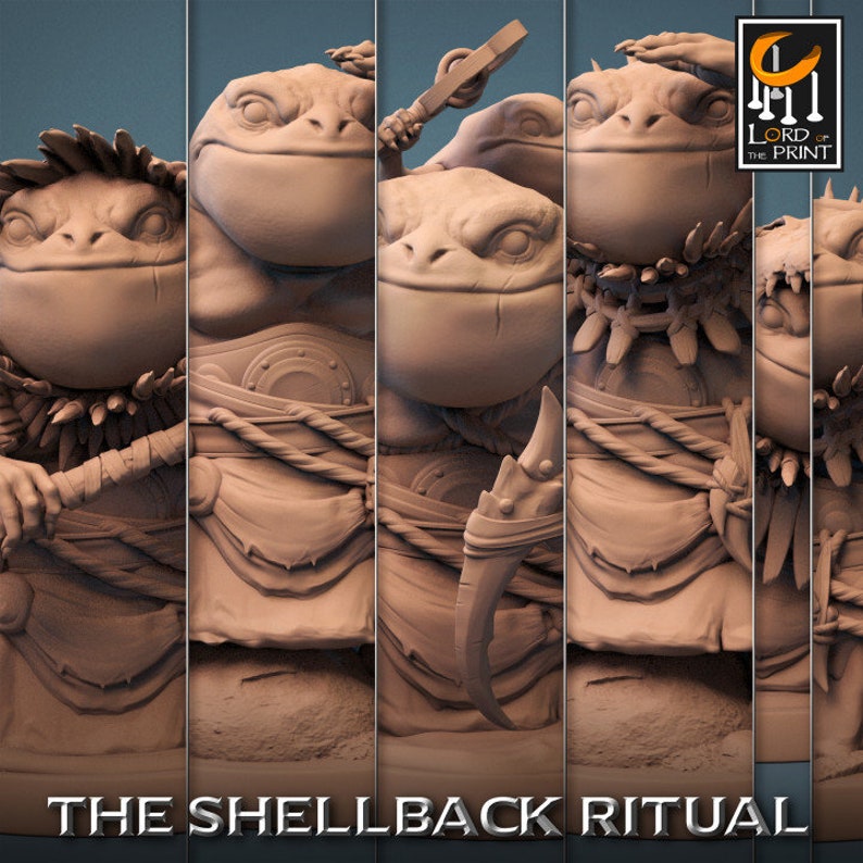 Shellback Croaker Shellback Ritual Lord of the Print Wargaming Dungeons ...