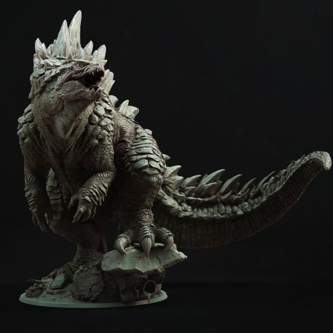 Godzilla - Gojira - Lord of the Print - Dnd Gift |crusade Rising | Lord ...