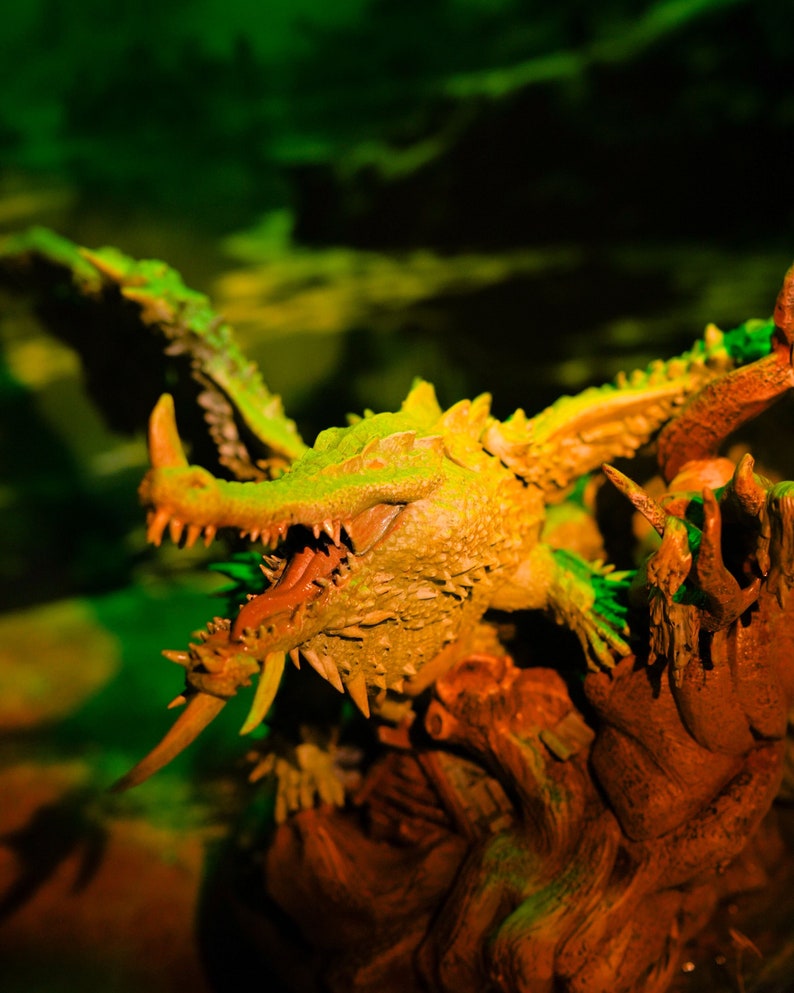 Epic Dungeons and Dragons Marsh Dragon Boss Miniature | Dnd Tabletop ...