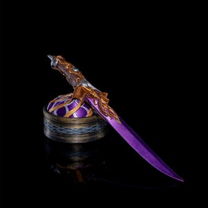 Whisperer Elven Dagger Prop - Handcrafted Fantasy Knife for Cosplay ...