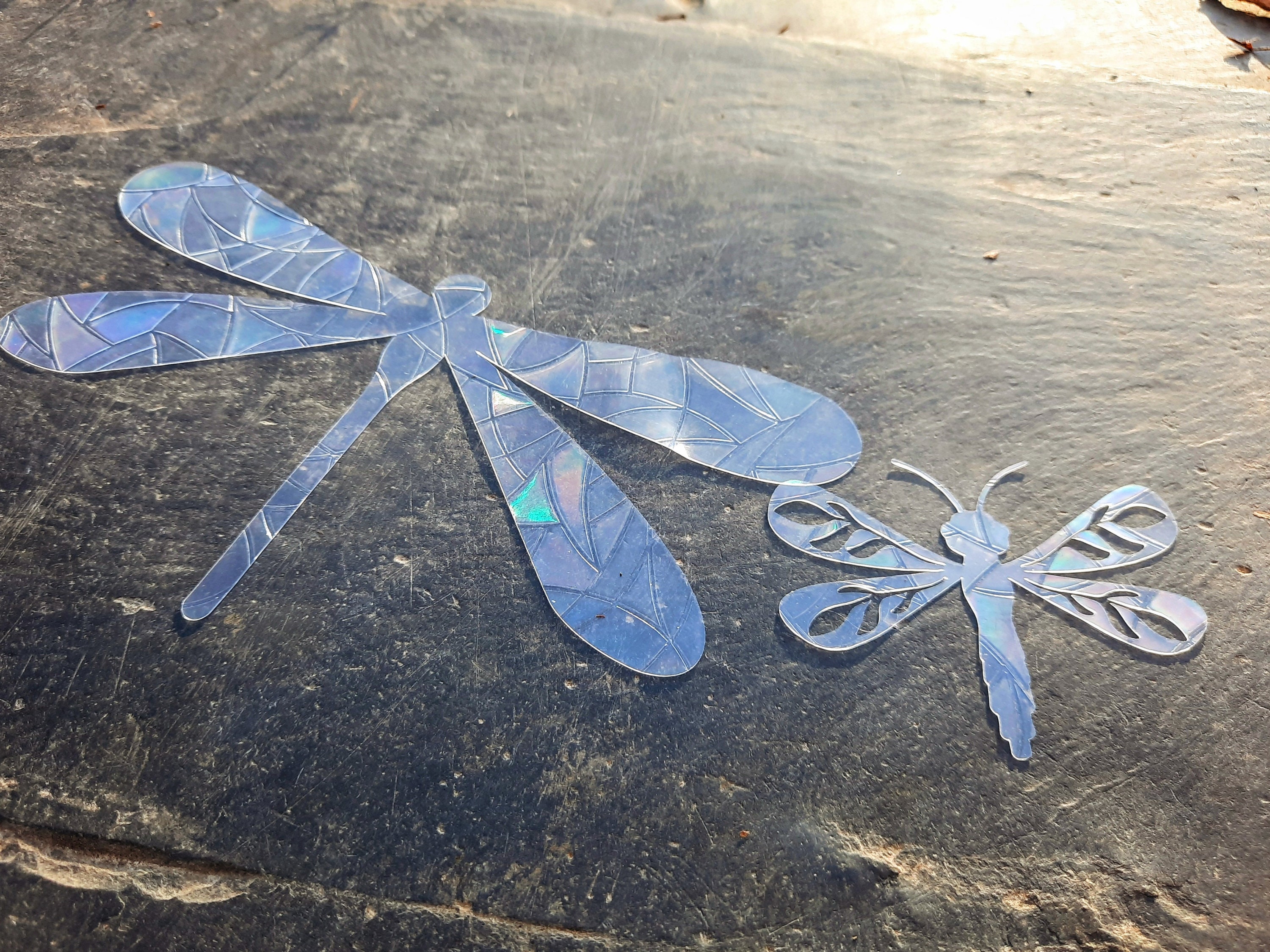 Dragonfly Window Clings~set of 13~prevent Bird Strikes~static Cling No ...