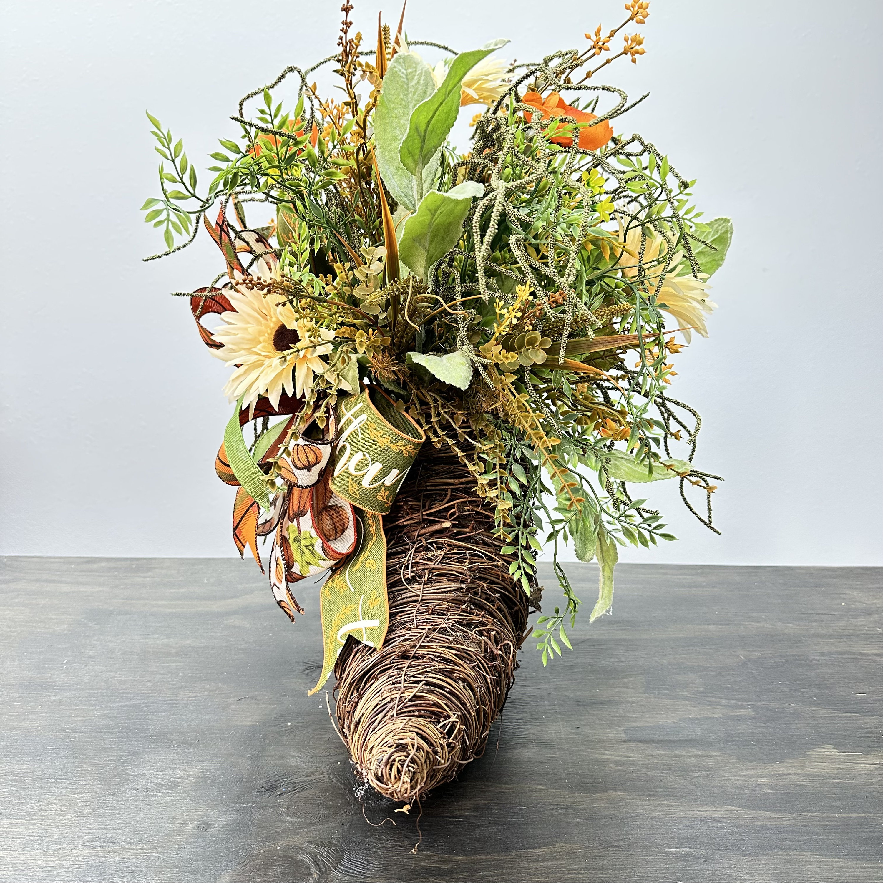 Fall Cornicopia Tabletop Design Fall Entryway Design - Etsy