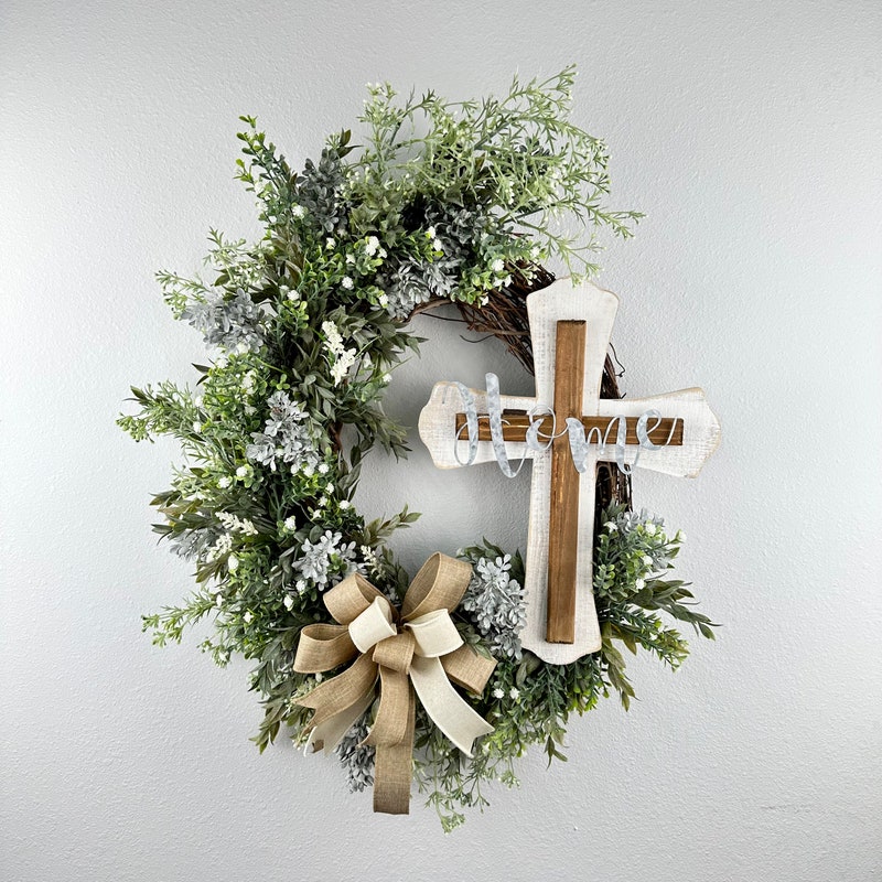 Christian Wreath - Etsy