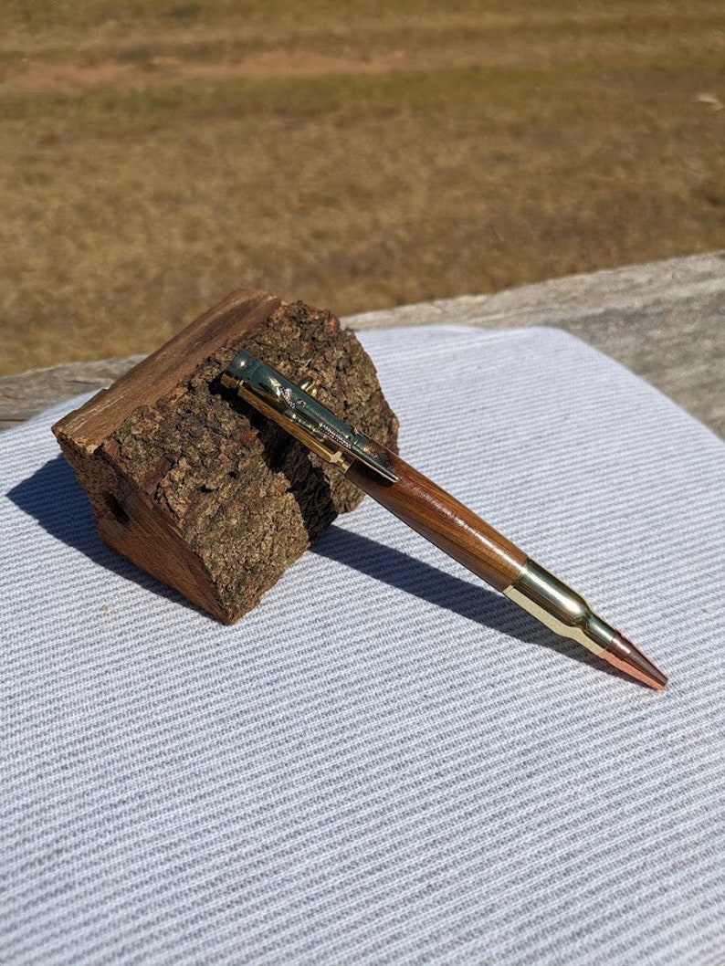 Handmade Wood Bolt Action Pen: Native Australian Timber Stationery ...