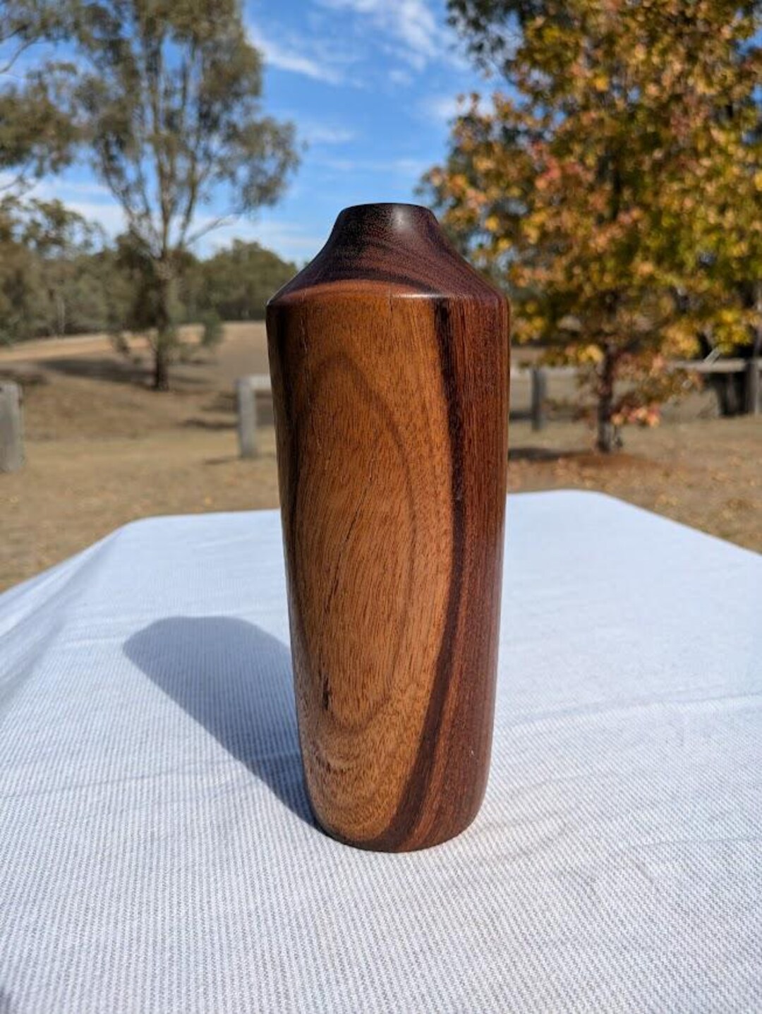 Handmade Cooba Wood Vase: Native Australian Timber Decor C24 - Etsy