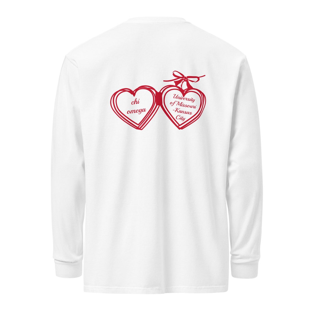 UMKC Chi Omega Heavyweight Long-sleeve Shirt - Etsy