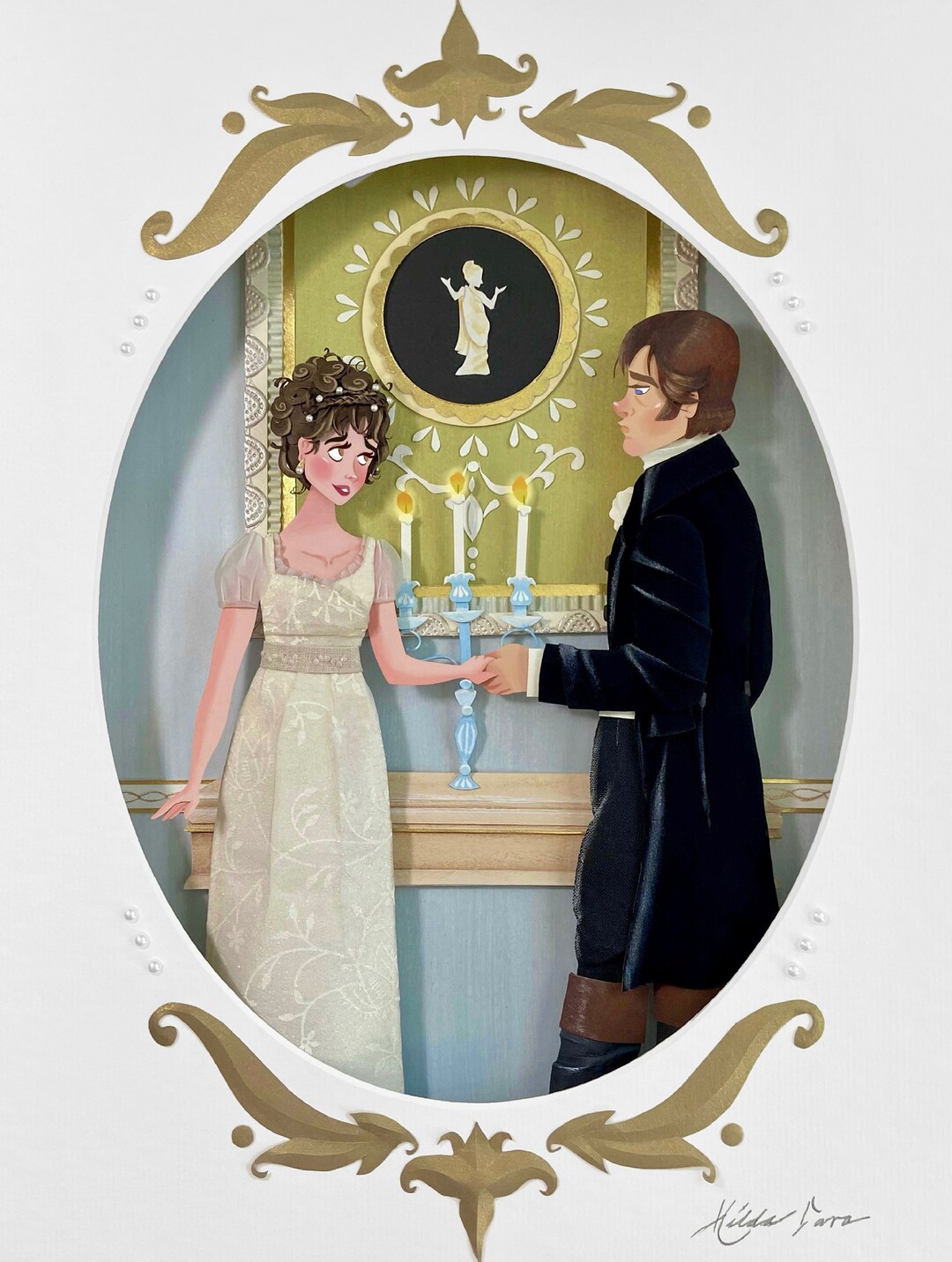 Netherfield Ball, Paper Art Print, Dance - Etsy