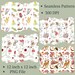 Australian Native Flowers Digital Paper: Seamless Aboriginal Art ...