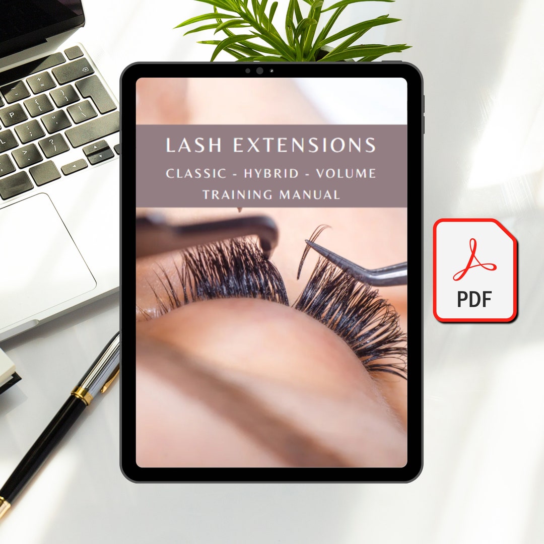 Lash Extensions Classic - Volume - Hybrid Eyelash Training Manual PDF ...