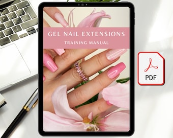Gel Nail Polish Training Manual PDF Printable Manual Course Manicure ...