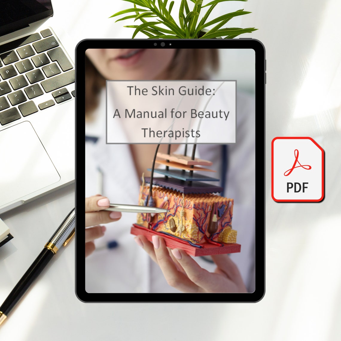 Skin Anatomy Training Manual PDF | Printable Beauty Course for ...