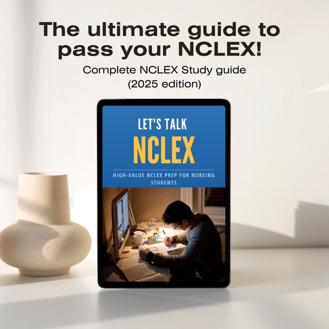 NCLEX Prep Bundle 2025: Study Guide, Cheat Sheets, Mnemonics (digital ...