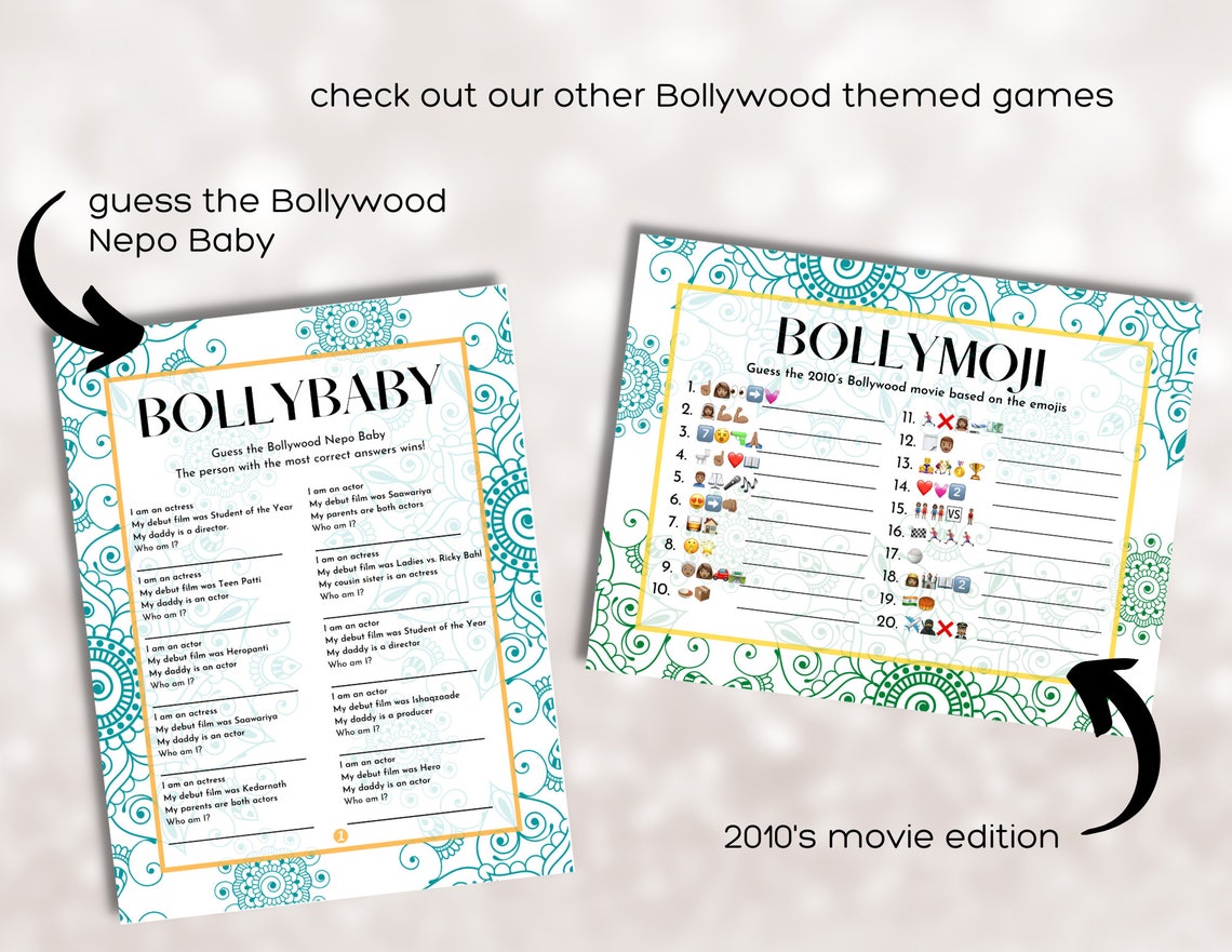 Bollywood Game, Bollywood Trivia, Bollywood Emoji Pictionary, Bollymoji ...
