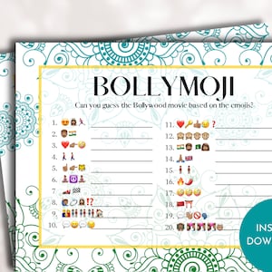 Bollywood Game, Bollywood Trivia, Bollywood Emoji Pictionary, Bollymoji ...