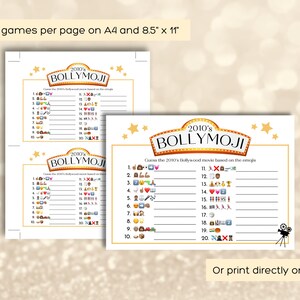 Bollywood Game, 2010’s Bollywood Trivia, Bollywood Emoji Pictionary ...