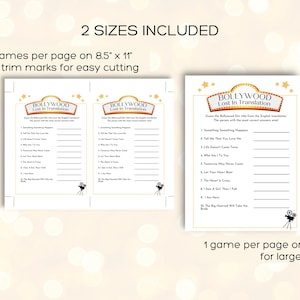 Bollywood Games Bundle, Bollywood Trivia Games, Printable Bollywood ...