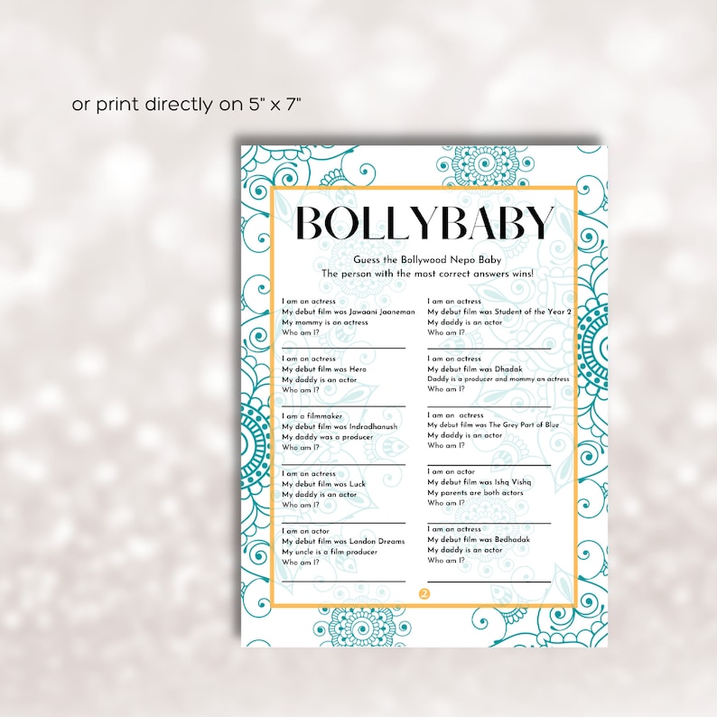 Bollywood Game, Nepo Baby Game, Bollywood Trivia, Indian Celebrity Game ...