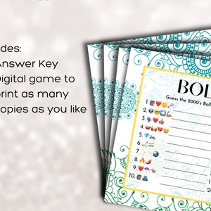 Bollywood Game Bundle, Bollywood Emoji Game, Bollywood Pictionary ...