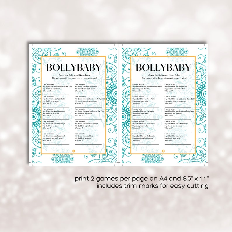 Bollywood Game, Nepo Baby Game, Bollywood Trivia, Indian Celebrity Game ...