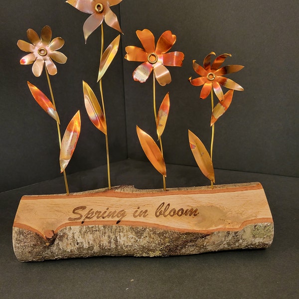 Copper Flowers - Etsy