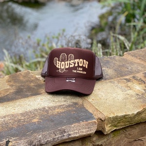 Houston I Am the Problem Trucker Hat - Etsy