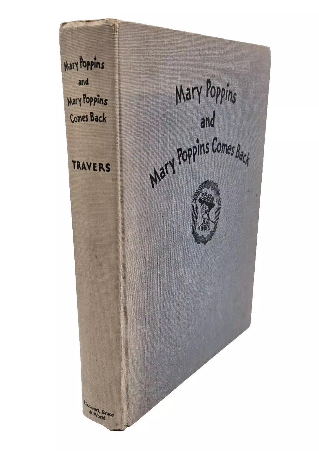 Mary Poppins and Mary Poppins Comes Back Hard Cover by P L Travers 1963 ...