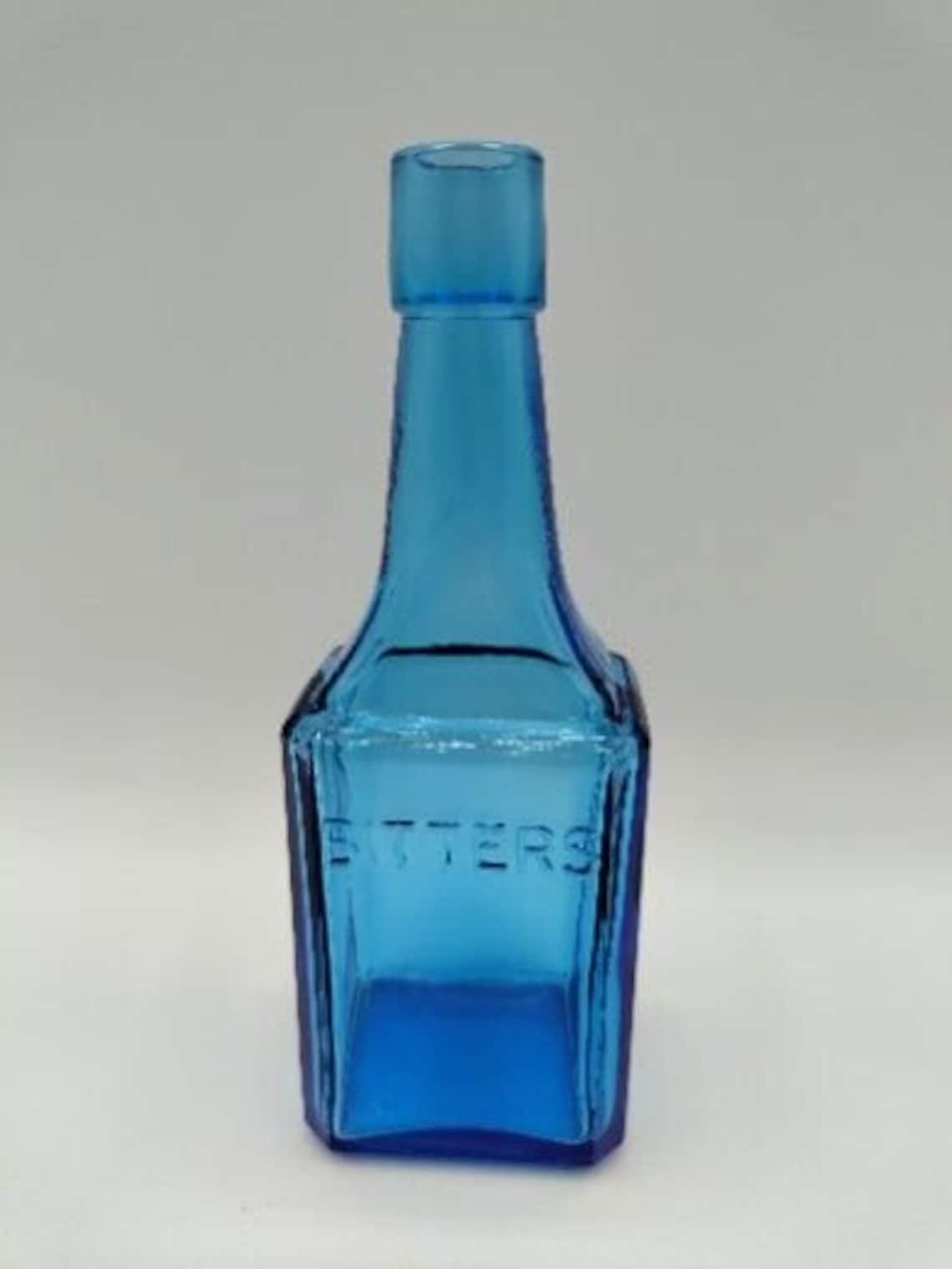 Vintage Miniature Glass Bottles Bitters Cure Wheaton Colorful - Etsy