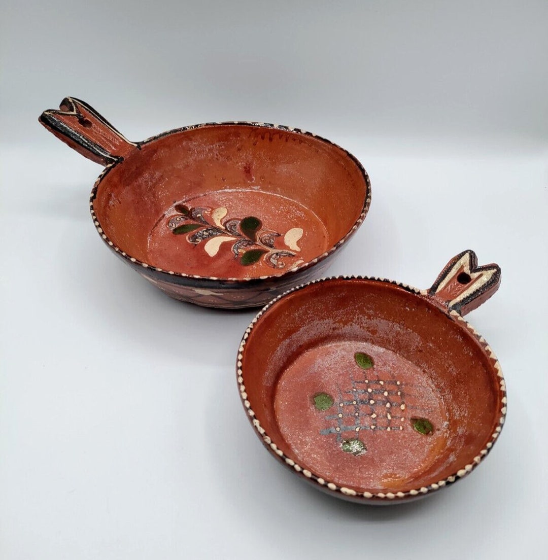 Vintage 1950s Traditional Mexican Red Clay Nesting Pans - Etsy