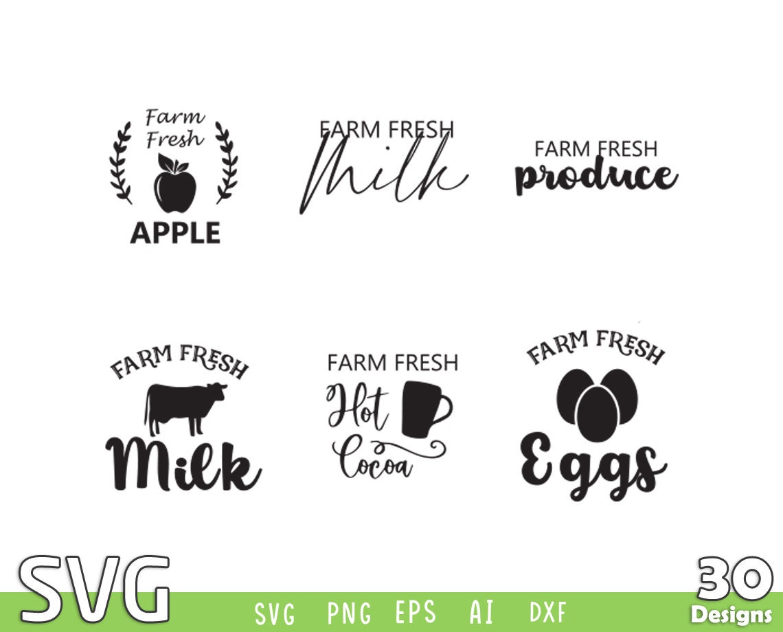 Farm Fresh SVG , Thanksgiving Svg , Fall Svg , Door Hanger Svg , Sign ...