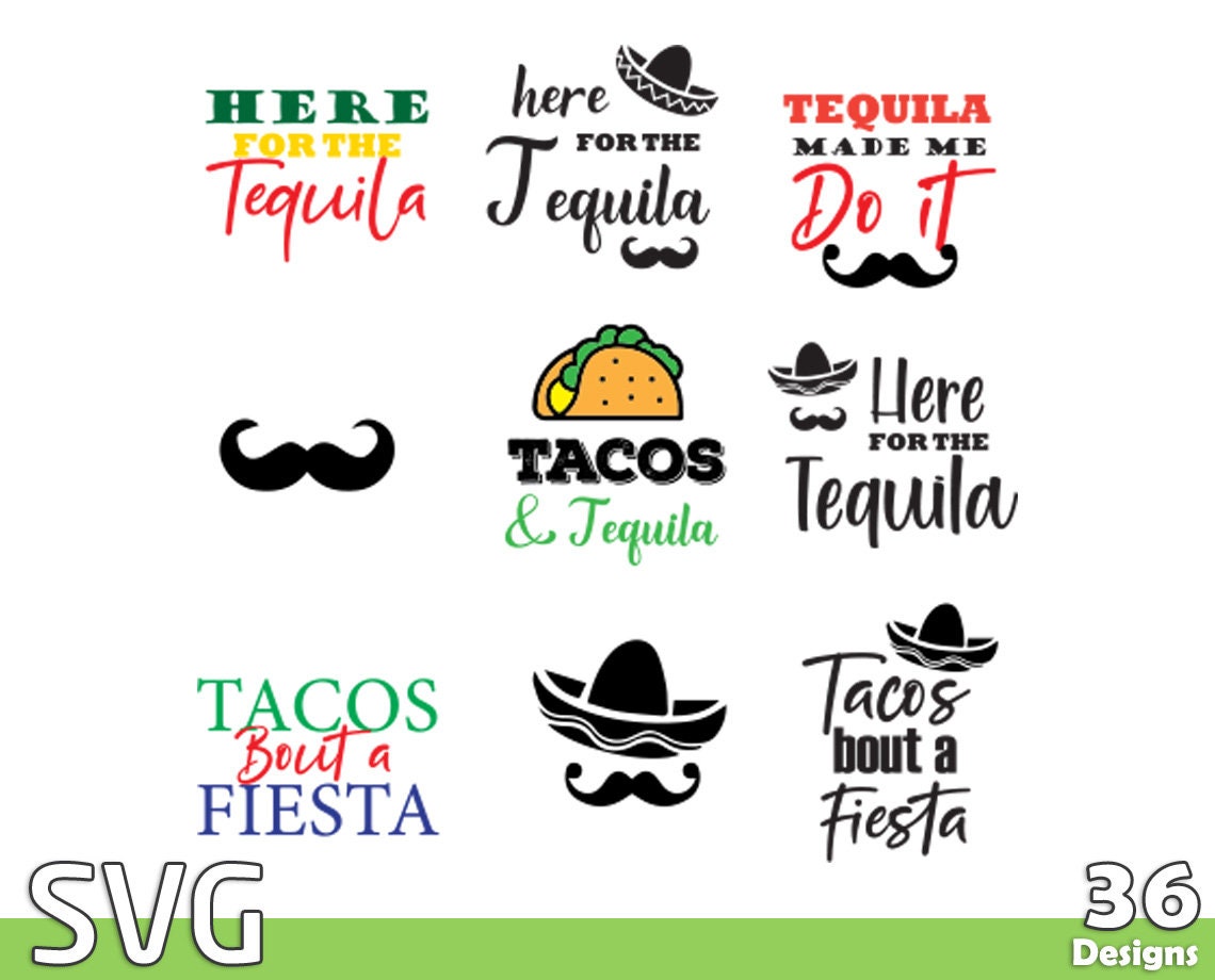 Fiesta SVG , Svg Files , Bachelorette Party , Svg Bundle , Mexican Svg ...