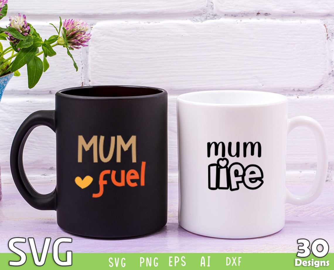 Mum Life SVG Svg Files for Cricut Black Woman Svg Mom - Etsy