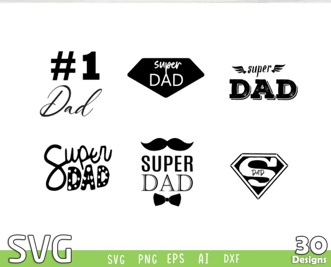 Dad SVG Fathers Day Svg Family Svg Grandpa Svg Fathers - Etsy