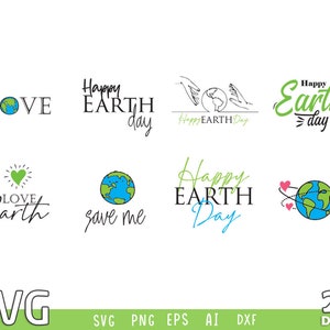 Earth Day SVG , Files for Cricut , Planet Earth Svg , Climate Change ...