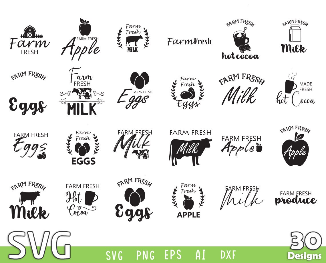 Farm Fresh SVG , Thanksgiving Svg , Fall Svg , Door Hanger Svg , Sign ...