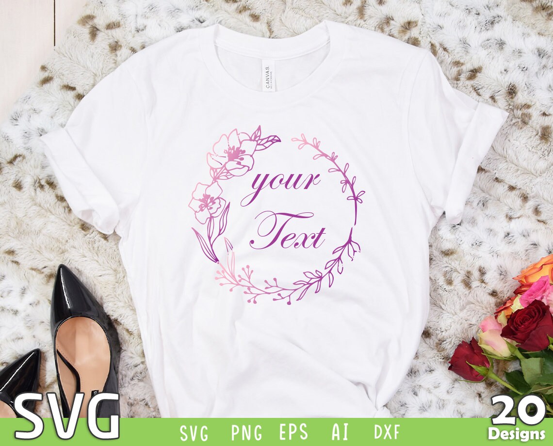 Floral Monogram SVG Wine Svg coaster Svg whiskey Svg - Etsy