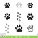 Paw Print SVG , Dog Mom , Silhouette , Cricut File , Heather Roberts ...