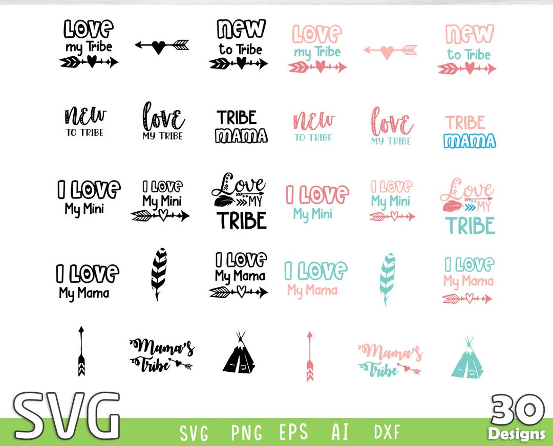 Tribe Mama SVG ,family Shirts ,chaos Coordinator ,mom Life ,mom Life ...