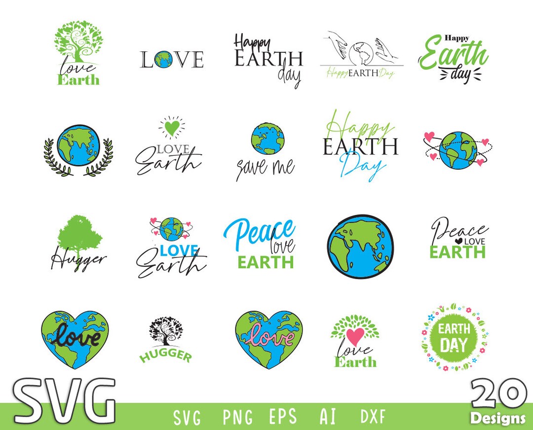 Earth Day SVG , Files for Cricut , Planet Earth Svg , Climate Change ...